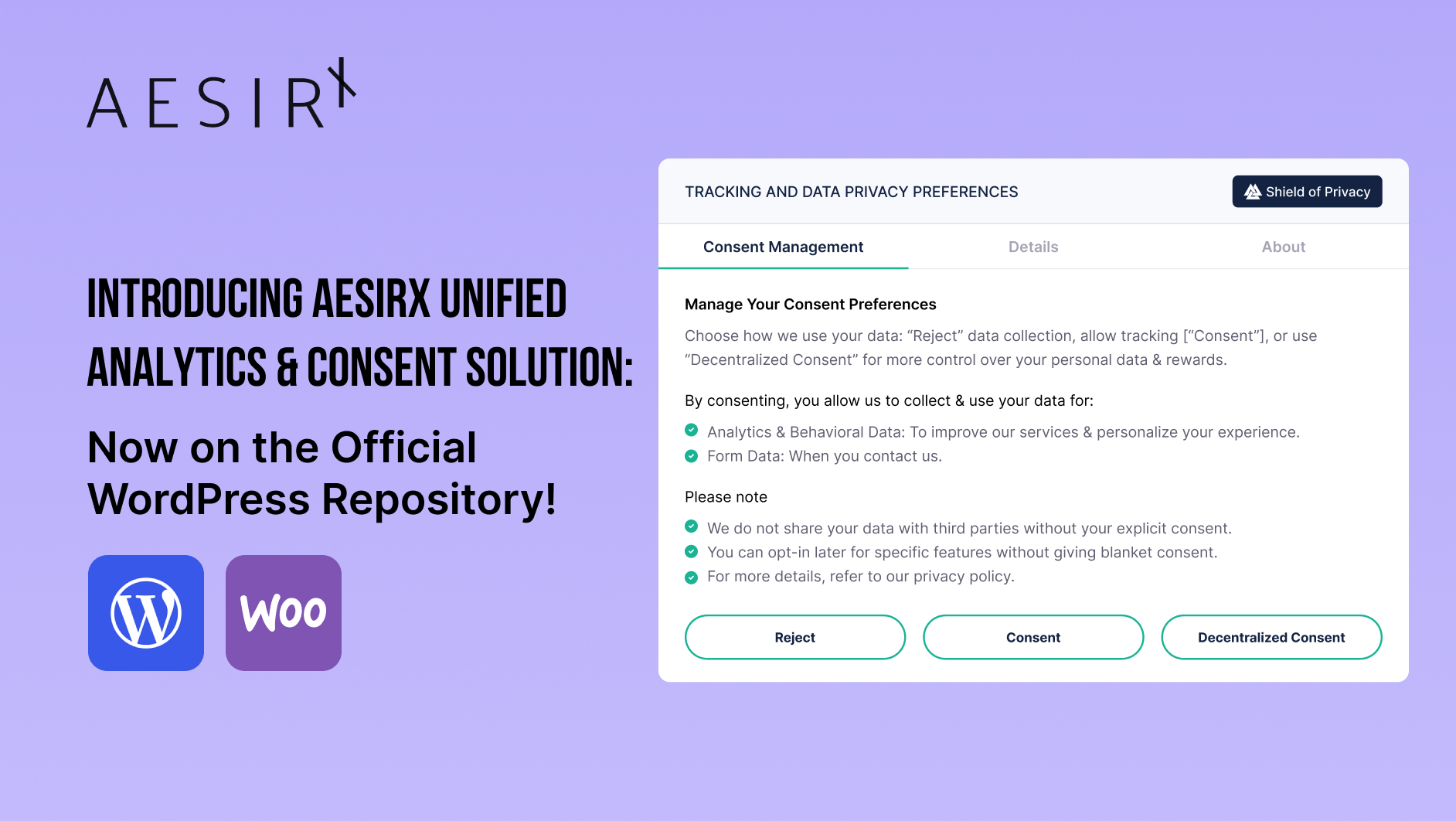 AesirX Analytics & Consent Now on WordPress Repository!