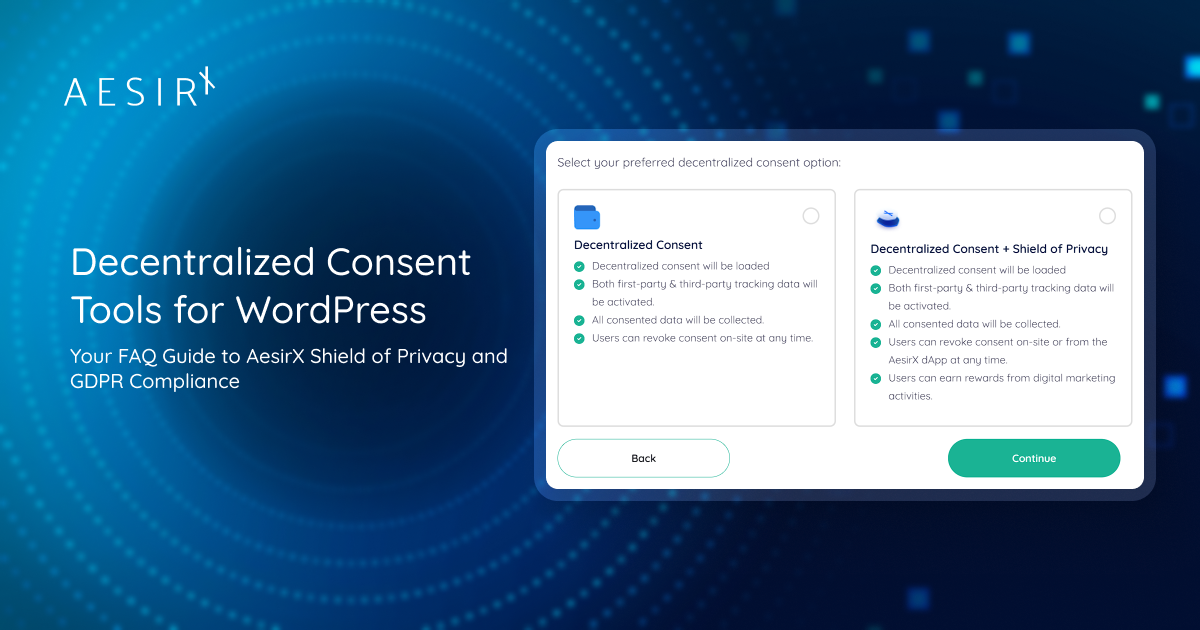 Decentralized Consent Tools for WordPress