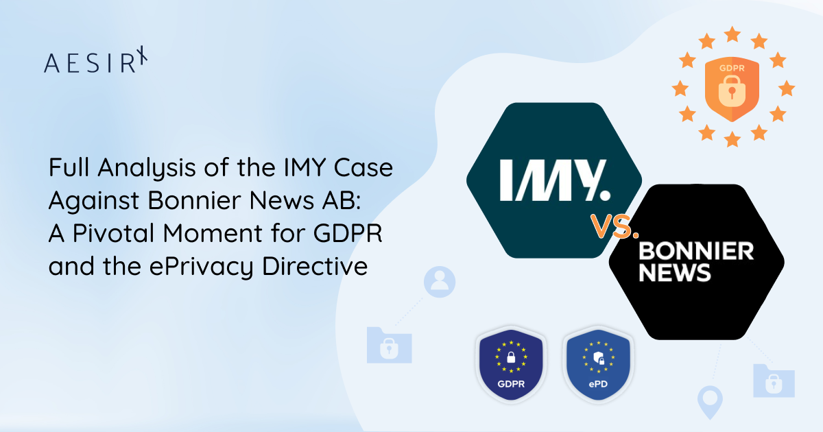 IMY vs. Bonnier News AB: Key GDPR and ePrivacy Directive Ruling