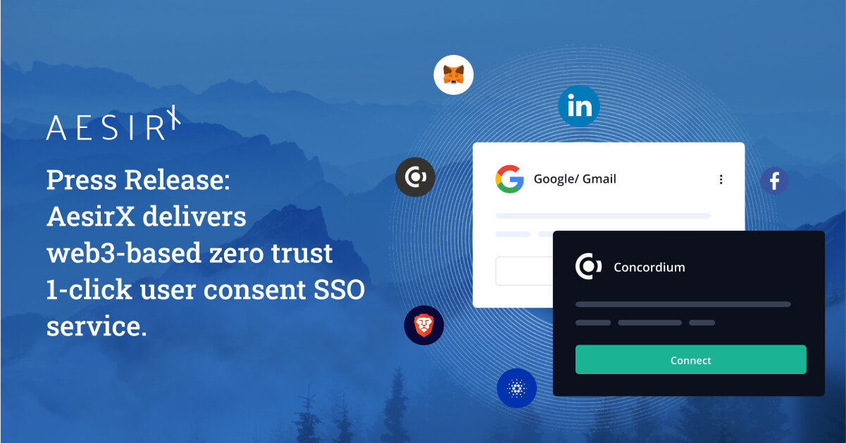AesirX SSO delivers zero trust 1-click data consent service